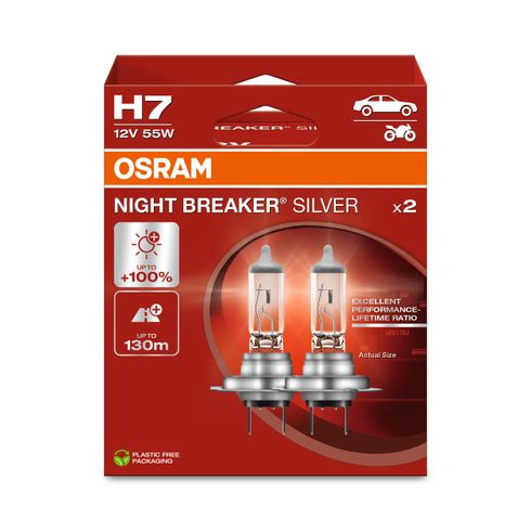 Osram H7 Night Breaker Silver 12V 55W Set - De Olie Concurrent