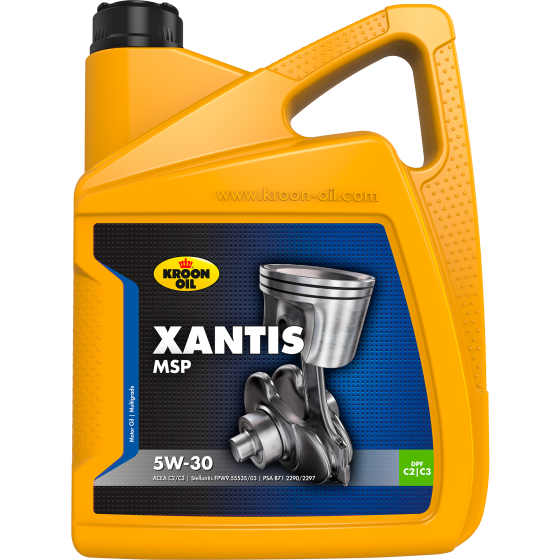 Kroon Oil Xantis MSP 5W-30 5 Liter - De Olie Concurrent