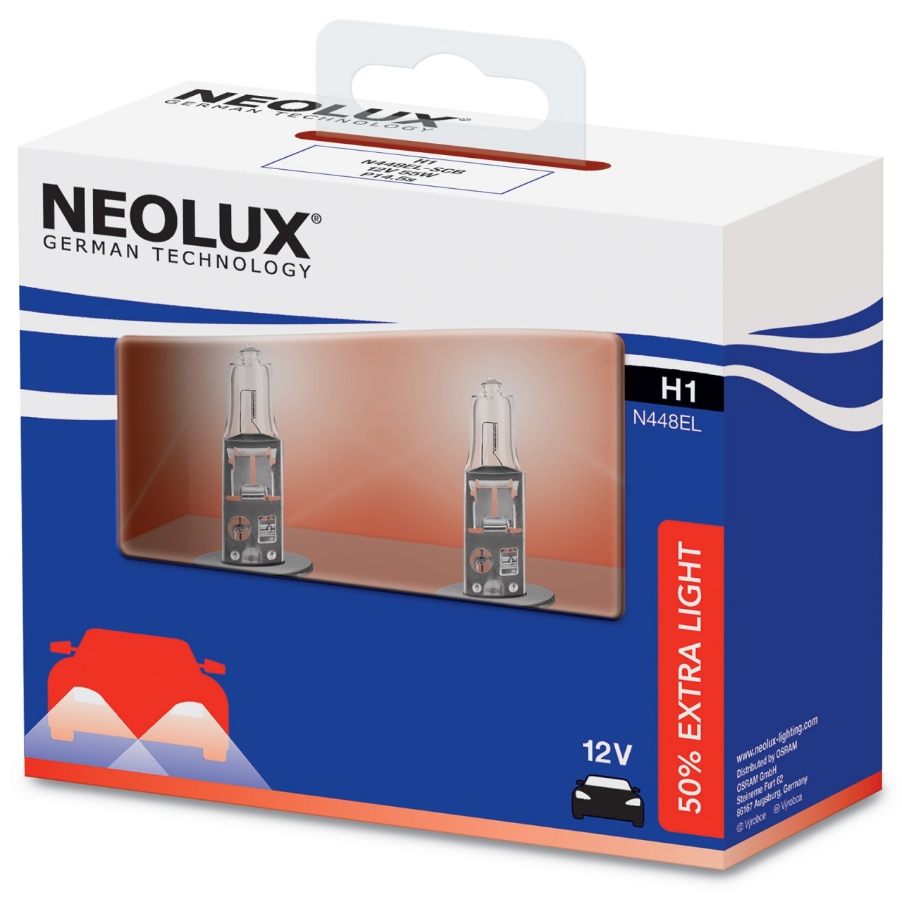 Neolux H1 Extra Light 55W Set - De Olie Concurrent