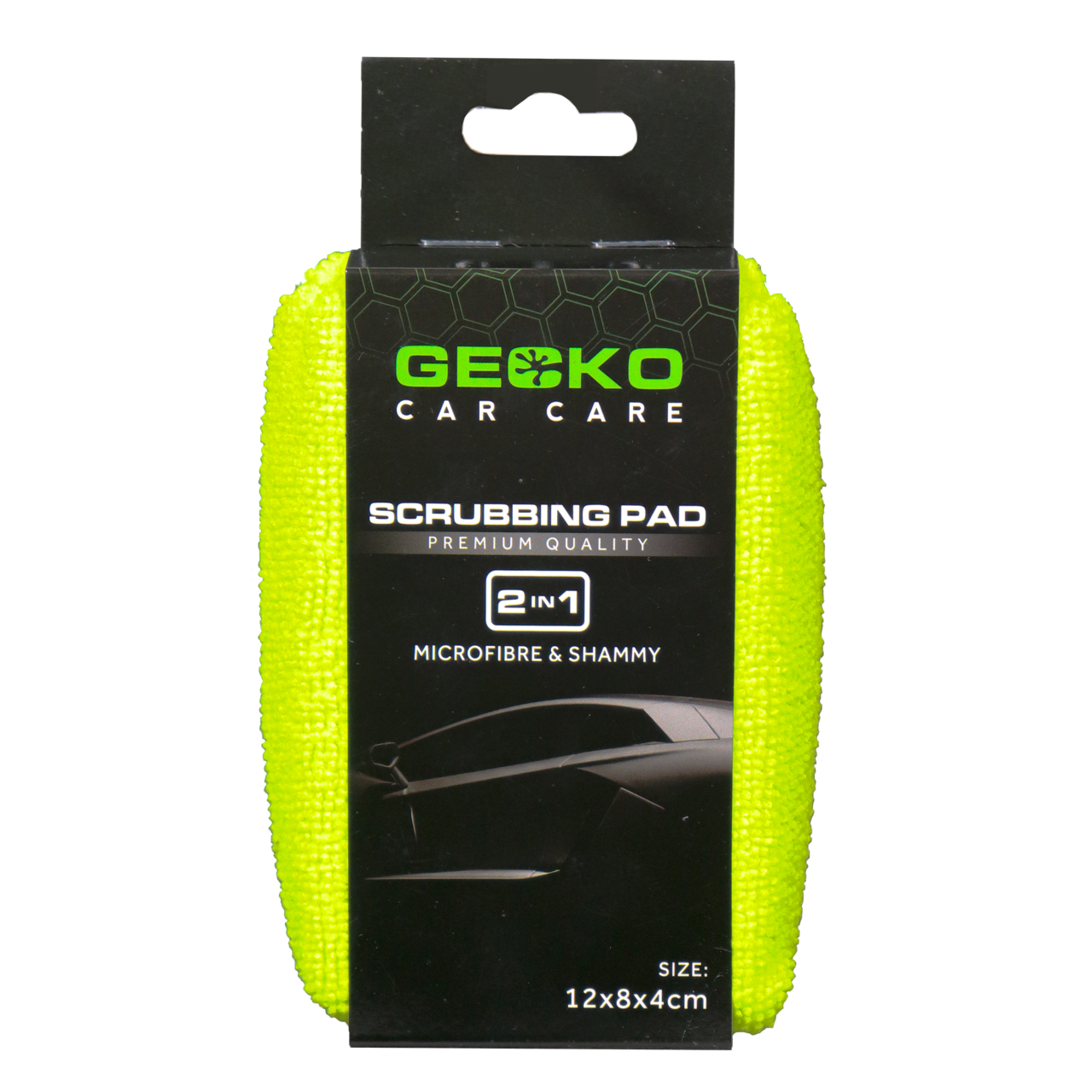 Gecko 2in1 Autoraam Microvezel & Zeem Spons - De Olie Concurrent