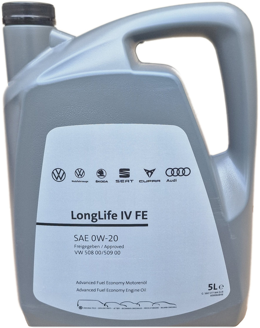 Volkswagen 0W20 Longlife IV FE 5 Liter - De Olie Concurrent
